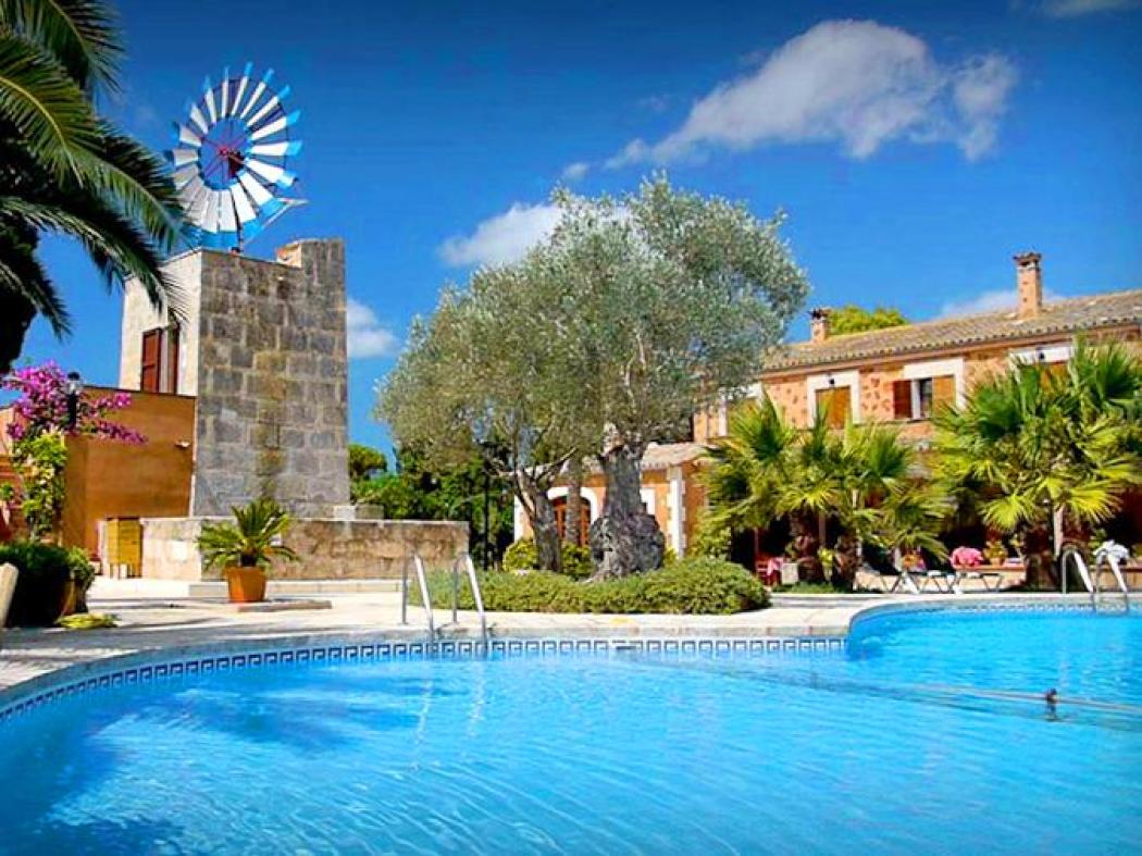 Finca-Hotel Mallorca mit Pool, W-LAN, Klimaanlage bei Campos (Hotel ...